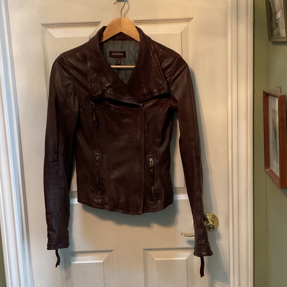Danier | Jackets & Coats | Danier Rich Brown Genuine Leather Jacket ...